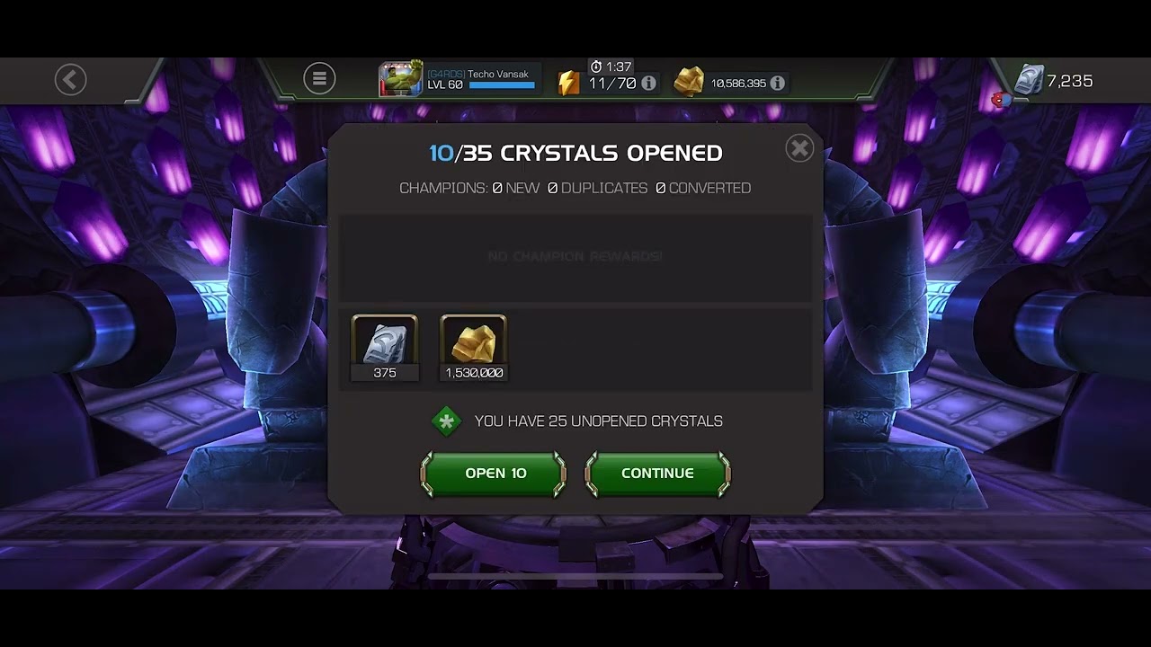 OMG! 1.75 million battleships =35 crystals, I got more than 700 units ...