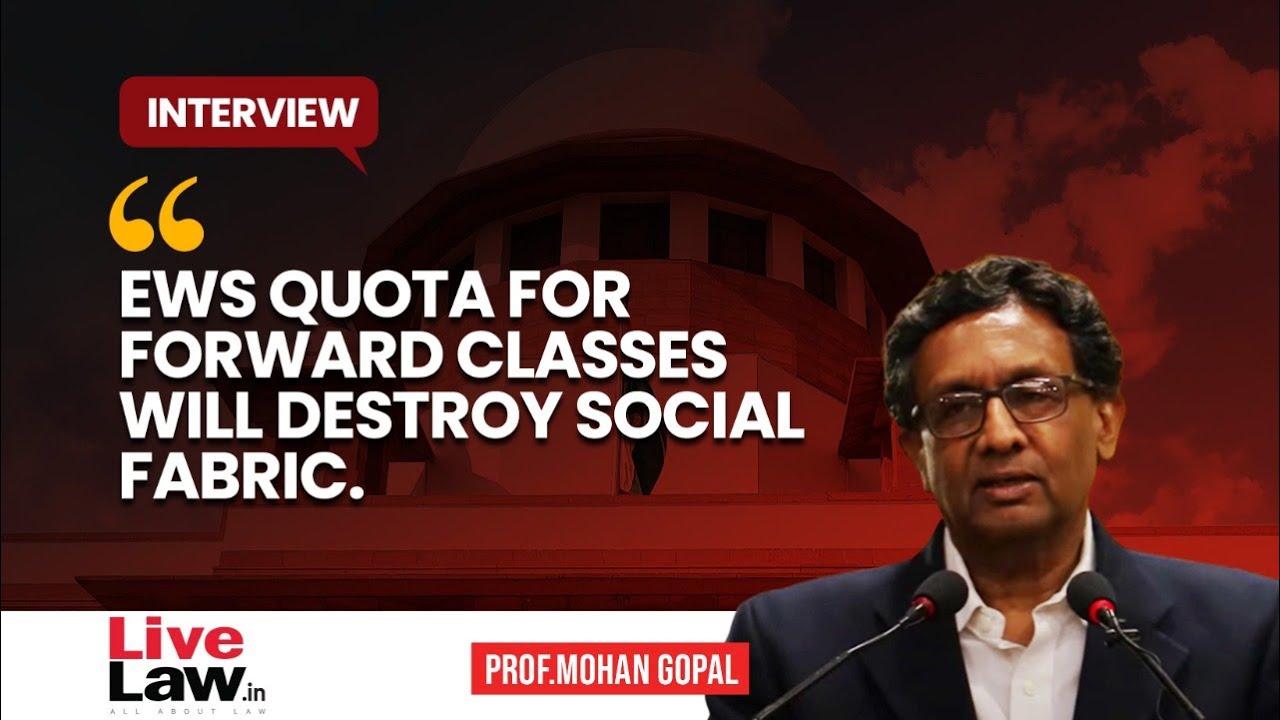 EWS Quota| Supreme Court Judgment Is "ADM Jabalpur" Moment For Social ...