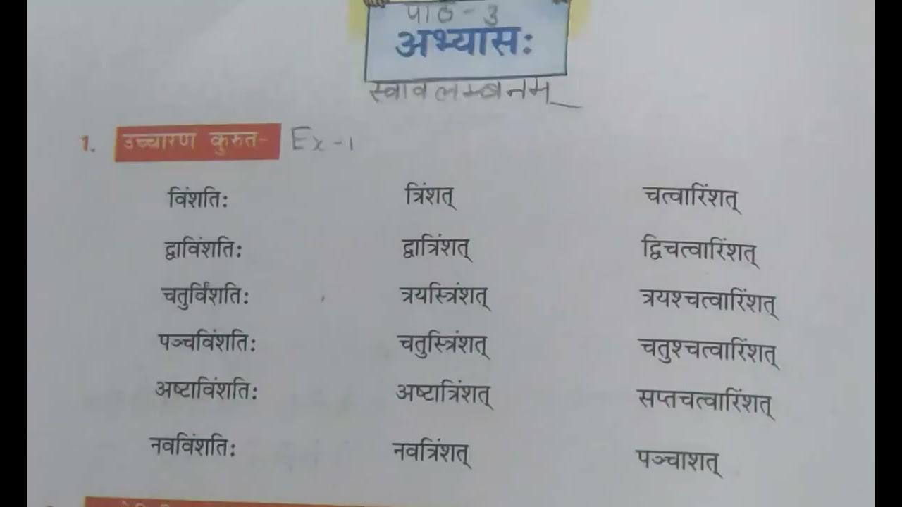Sanskrit Pathshala Ruchira Part 2 Class 7 Chapter 3 sanskrit-pathshala-ruchira-part-2-class-7-chapter-3