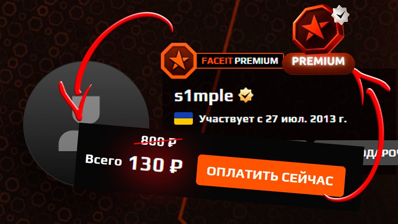 FACEIT PREMIUM за 130 РУБЛЕЙ (650 ТЕНГЕ) в 2024 ГОДУ | КАК КУПИТЬ ...