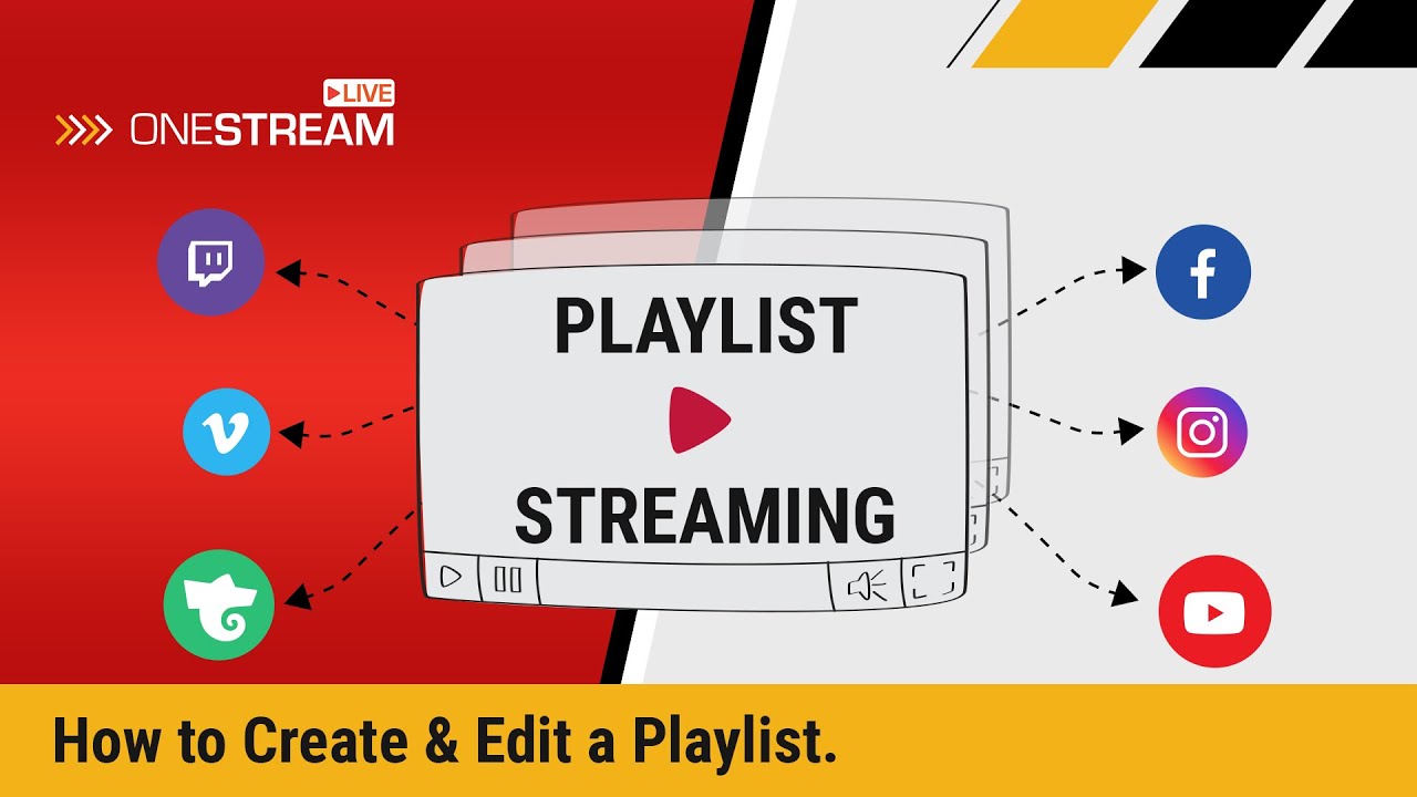 How to Schedule a Playlist of Pre Recorded Videos with OneStream Live ...