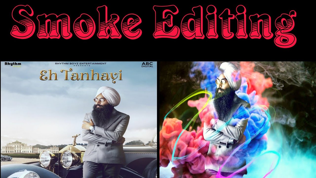 Amazing smoke effect editing|| Smoke effect editing In PicsArt - YouTube