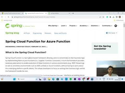 Serverless Azure function using spring cloud function and MySQL database in hindi - YouTube
