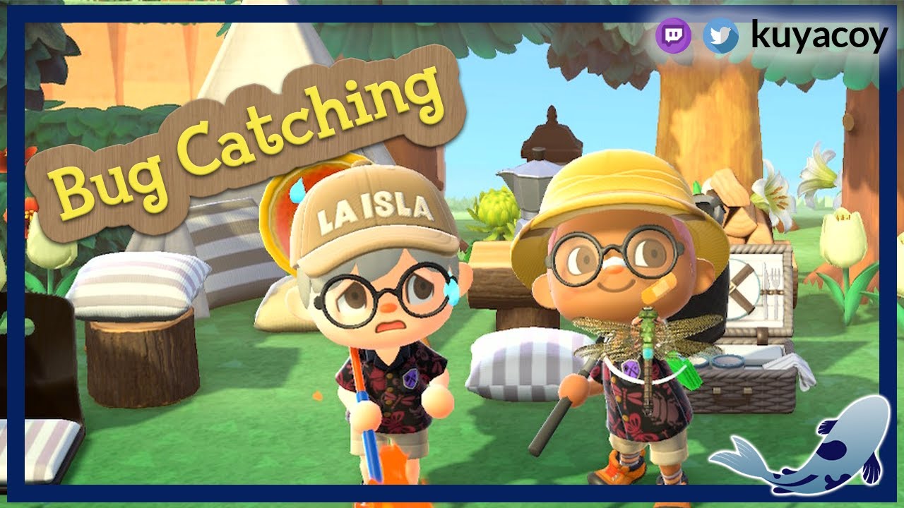 🔴🦋 Swinging Nets, Catching Bug | Animal Crossing New Horizons - YouTube