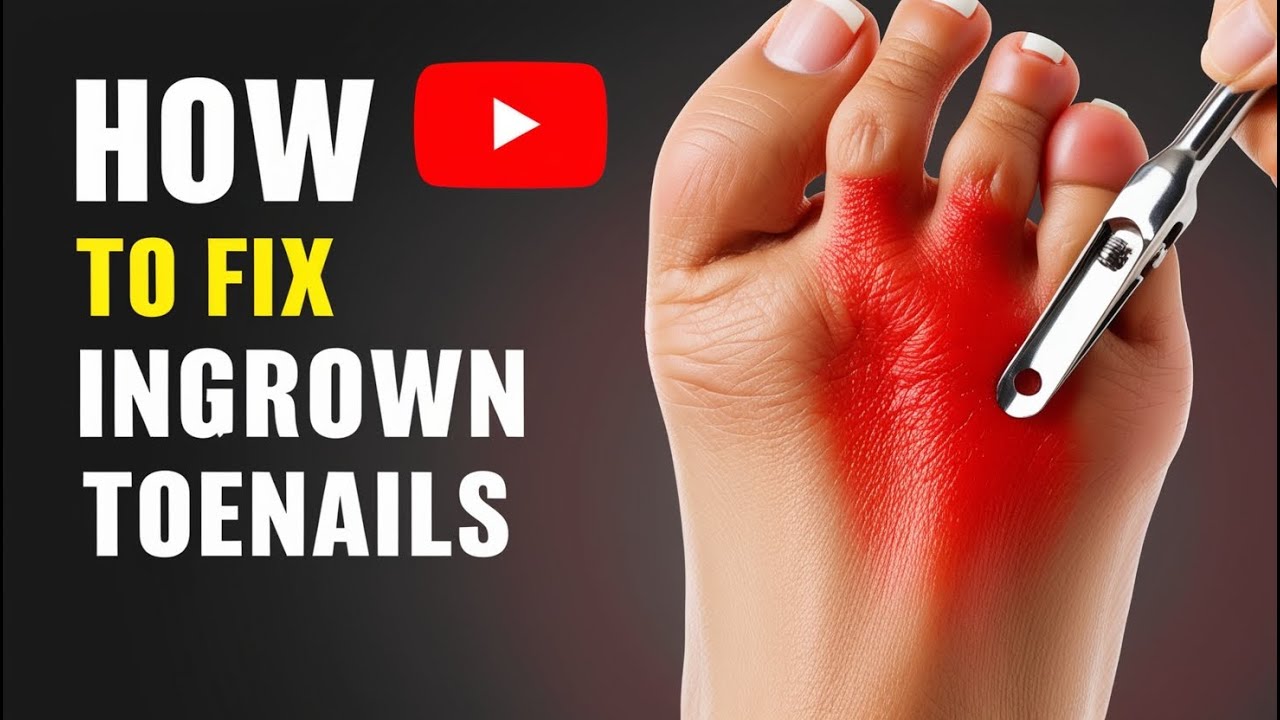 "Best way to fix your ingrown toenail quickly and effectively." - YouTube