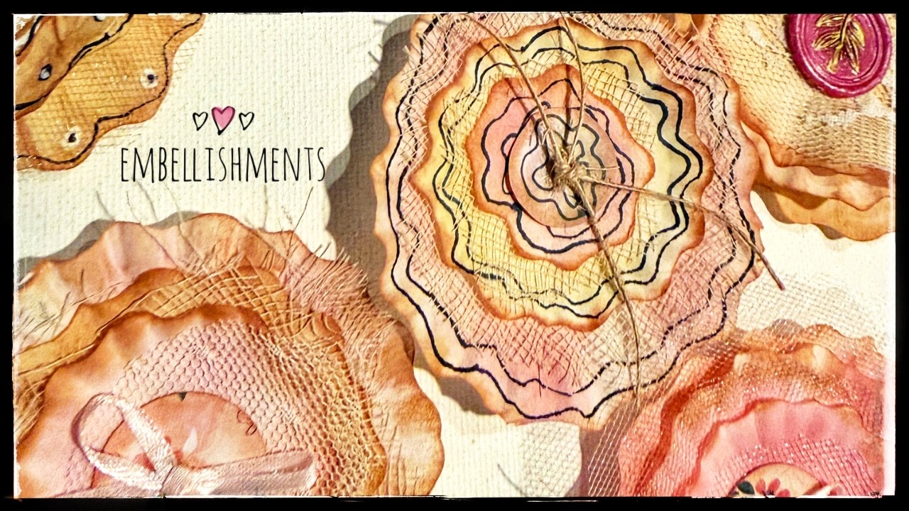 Handmade Cupcake Flowers - Embellishments - Journal Ephemera - Tutorial ...