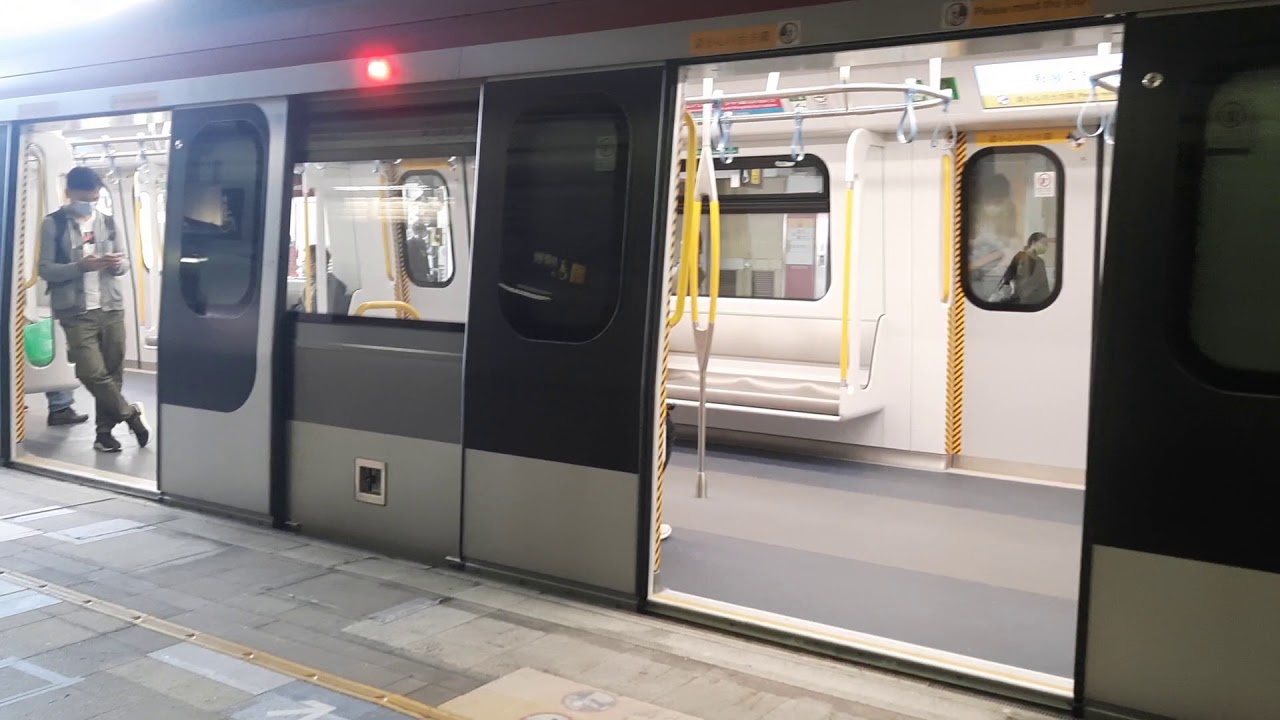 MTR EAL R-Train [M023] leaving Fanling Station P1 - YouTube