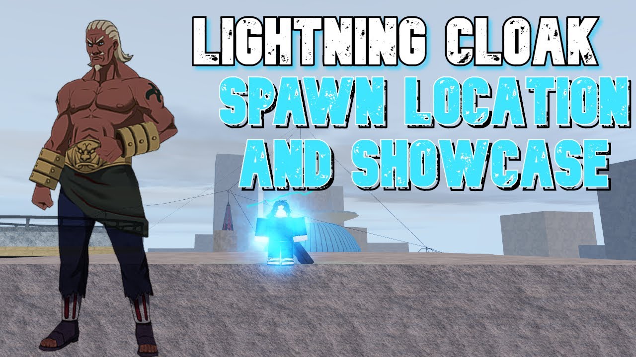 Lightning Cloak Spawn Location & Showcase | [Shinobi Life 2] | Roblox ...