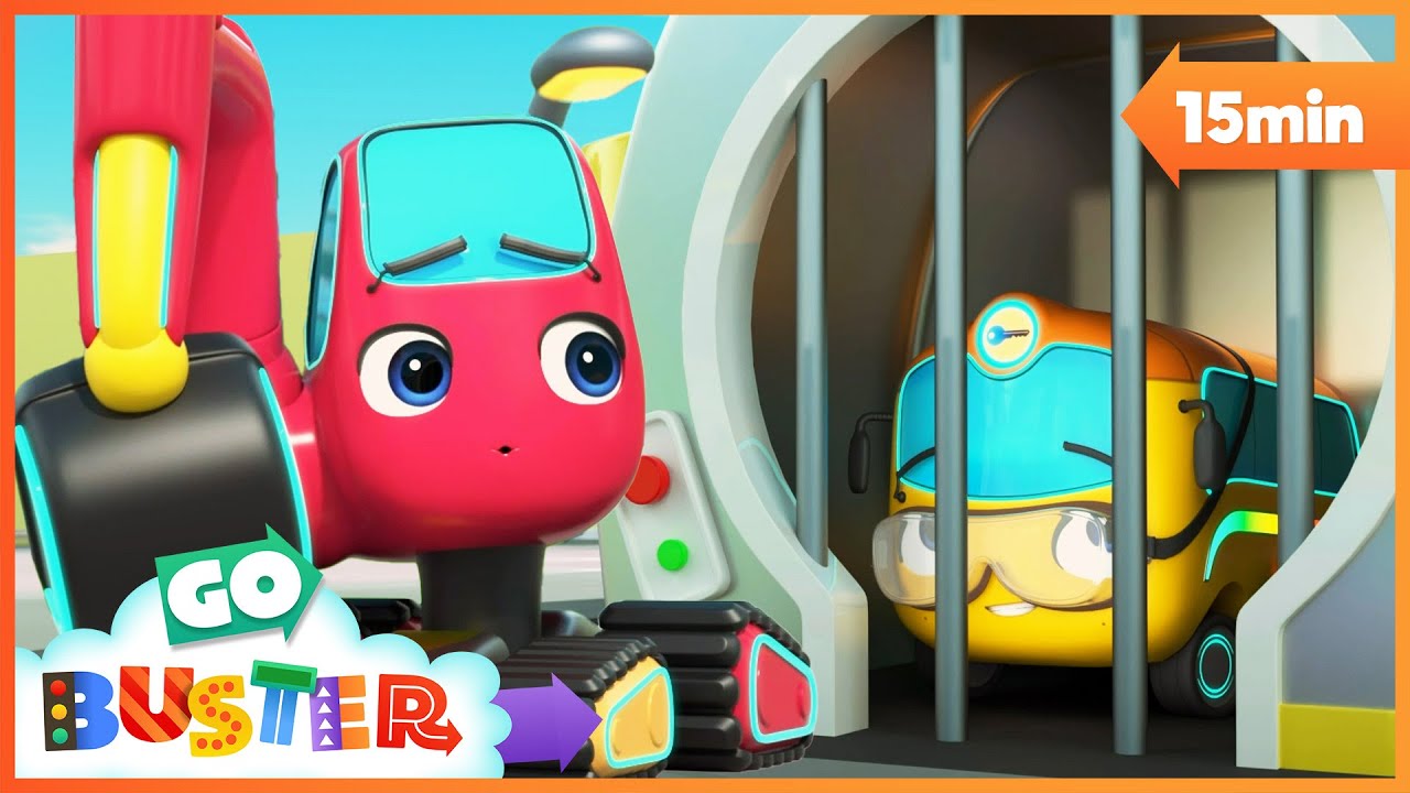 Rocket Buster's Jail Adventure! | Go Buster - Bus Cartoons & Kids ...