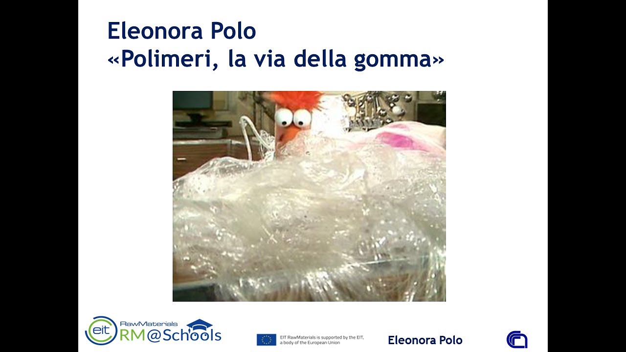 Eleonora Polo «Polimeri, la via della gomma» - YouTube