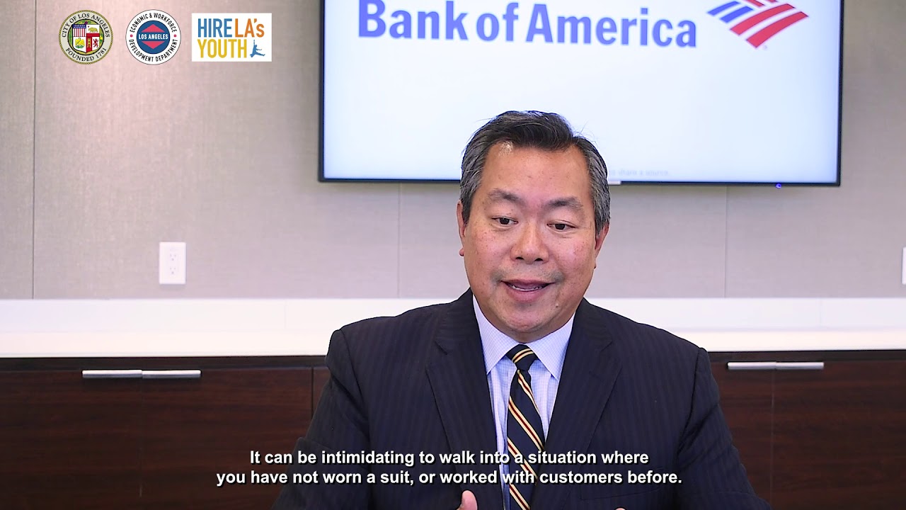 Bank of America invests in the youth of LA through HIRE LA - YouTube