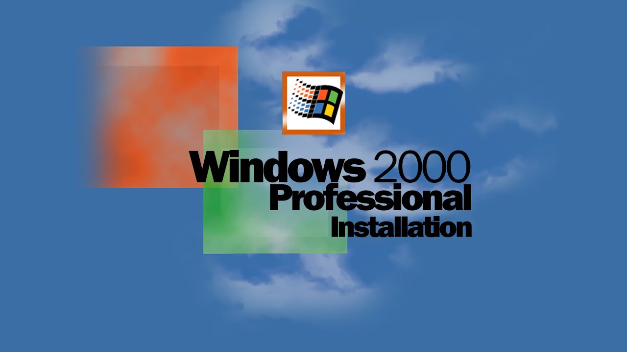 Windows 2000 Installation - YouTube