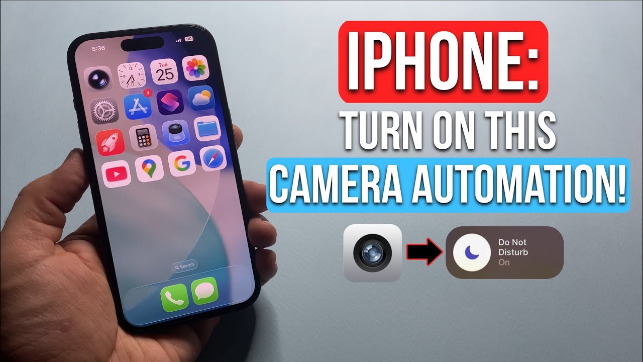 iPhone: Turn On This Camera Automation! - YouTube