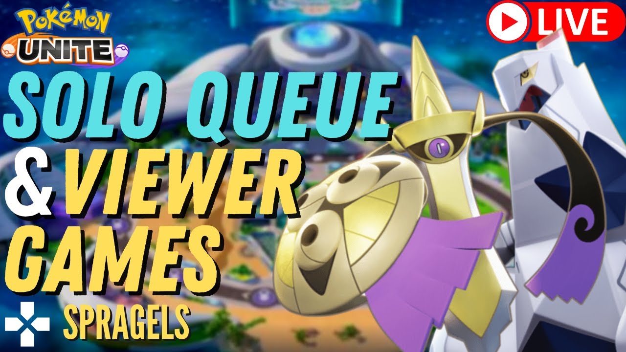 Master Rank Solo Queue & Viewer Games Stream! *spragels Pokemon Unite ...