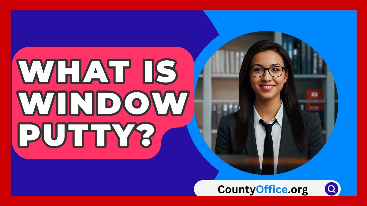 What Is Window Putty? - CountyOffice.org - YouTube