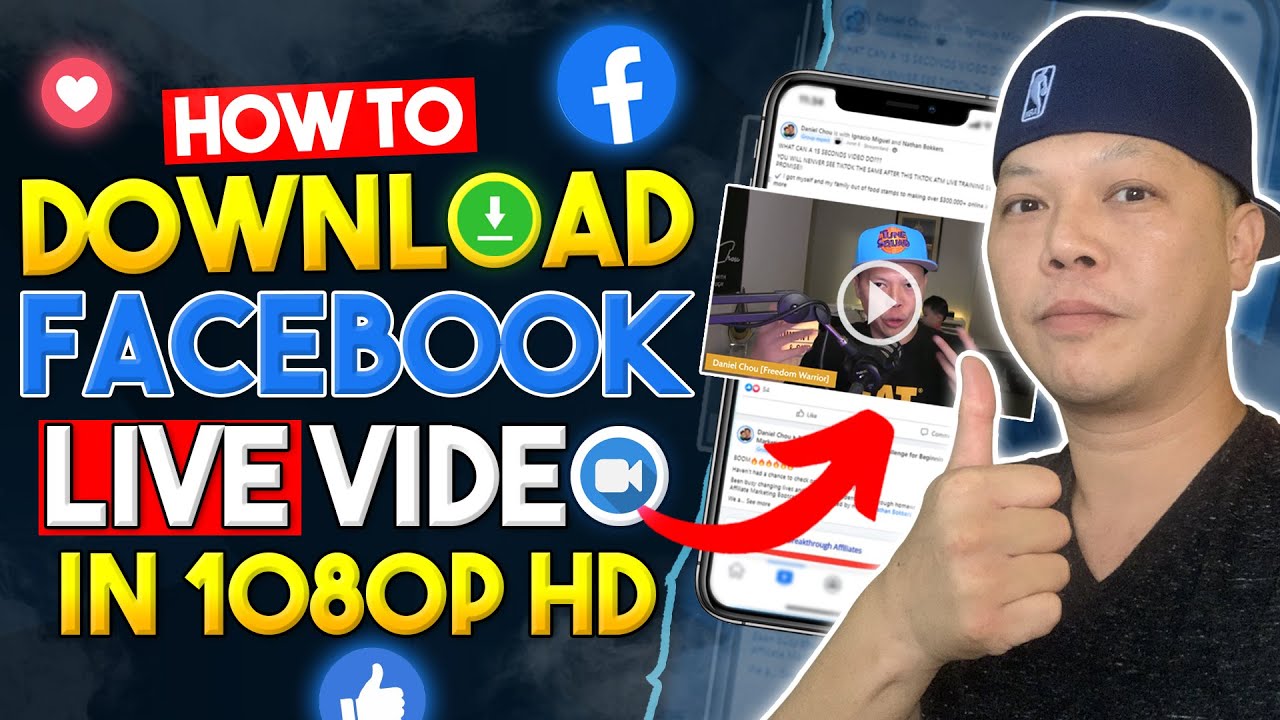 How To Download Facebook Live Video In 1080P HD - YouTube