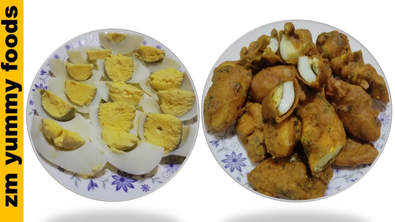 egg pakora recipe by zm yummy foods | crispy egg pakora recipe | easy ...