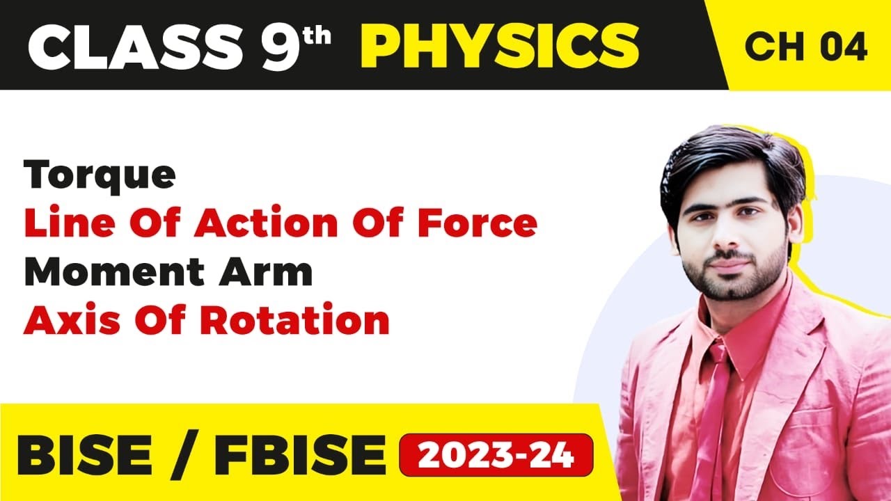 Chapter =4 Lecture =1 Torque,axis of rotation,line of action of force ...