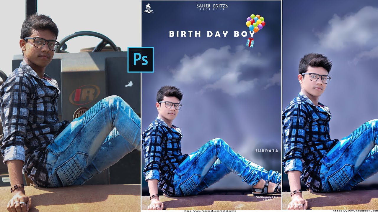 Birthday Boy Manipulation Photoeditz in photoshop cc| | (BY SAHEB EDITZ ...