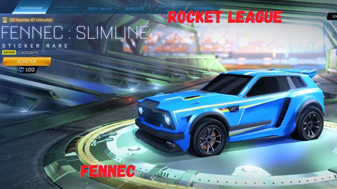 *NEW* FENNEC AUTO BOUTIQUE 11 MARS 2022 ROCKET LEAGUE ITEM SHOP 11/03 ...