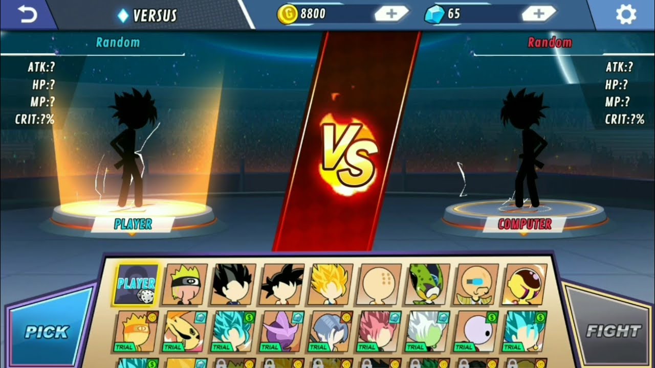 Stick Hero Fighter - Supreme Dragon Warriors [Fight] Krillin vs Nappa ...