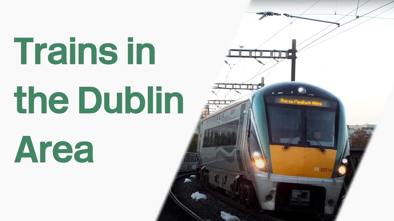 Irish Rail,Dart and Commuter Trains In the Dublin Area - YouTube