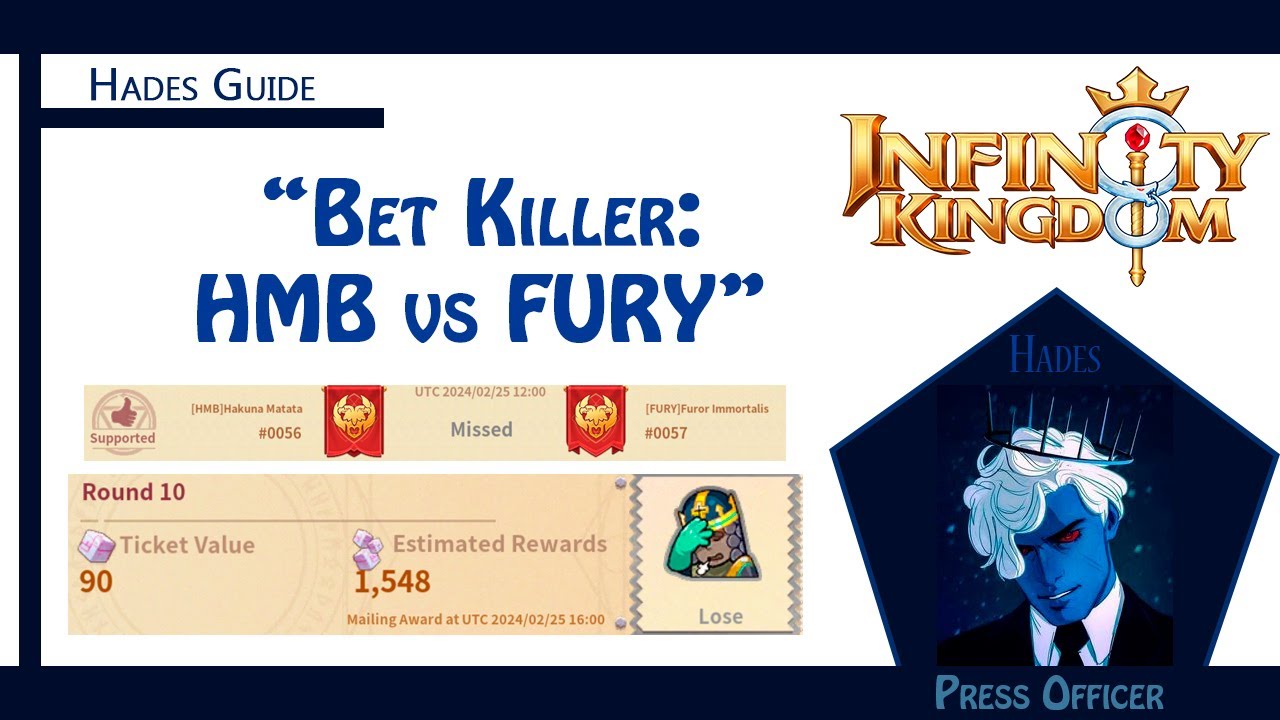 [Hades Guide] HMB vs FURY Bet Killer!! - YouTube