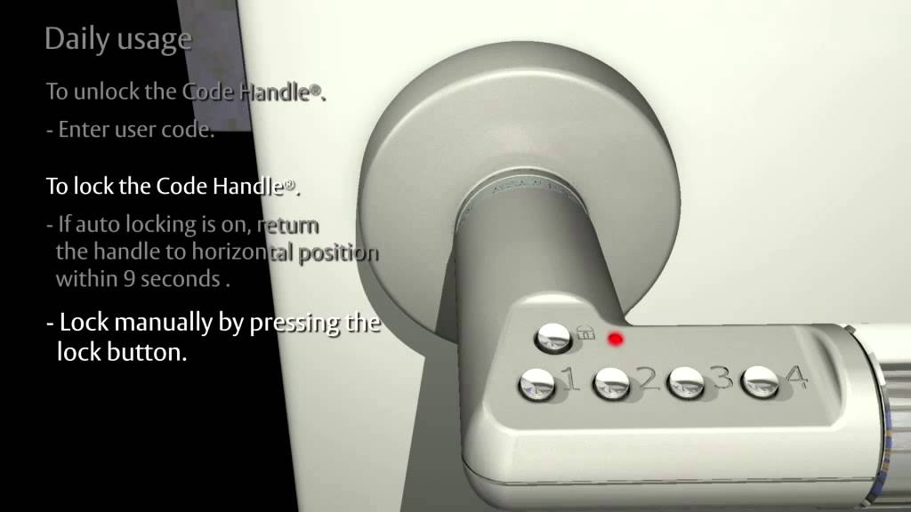 ASSA ABLOY Code Handle - Daily Usage - YouTube