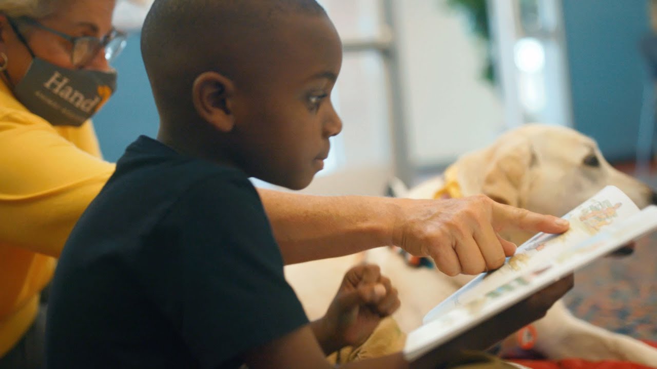 Virtual and In-Person Sit, Stay, Read Visits 2021 - YouTube