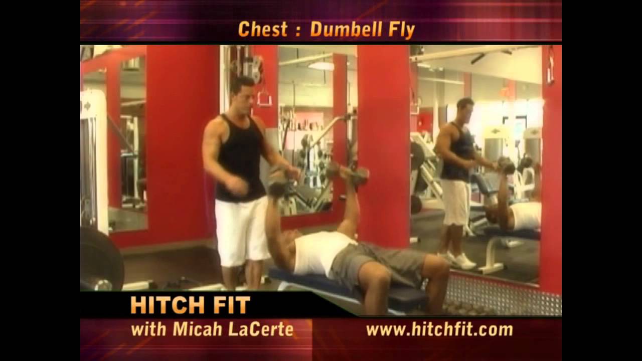 How to Perform: Flat Bench Dumbbell Fly - YouTube
