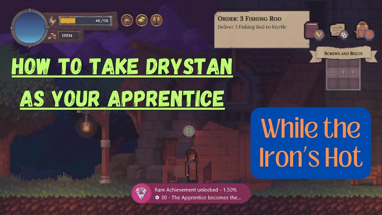 While the Iron's Hot - "The Apprentice becomes the Master" Achievement - YouTube