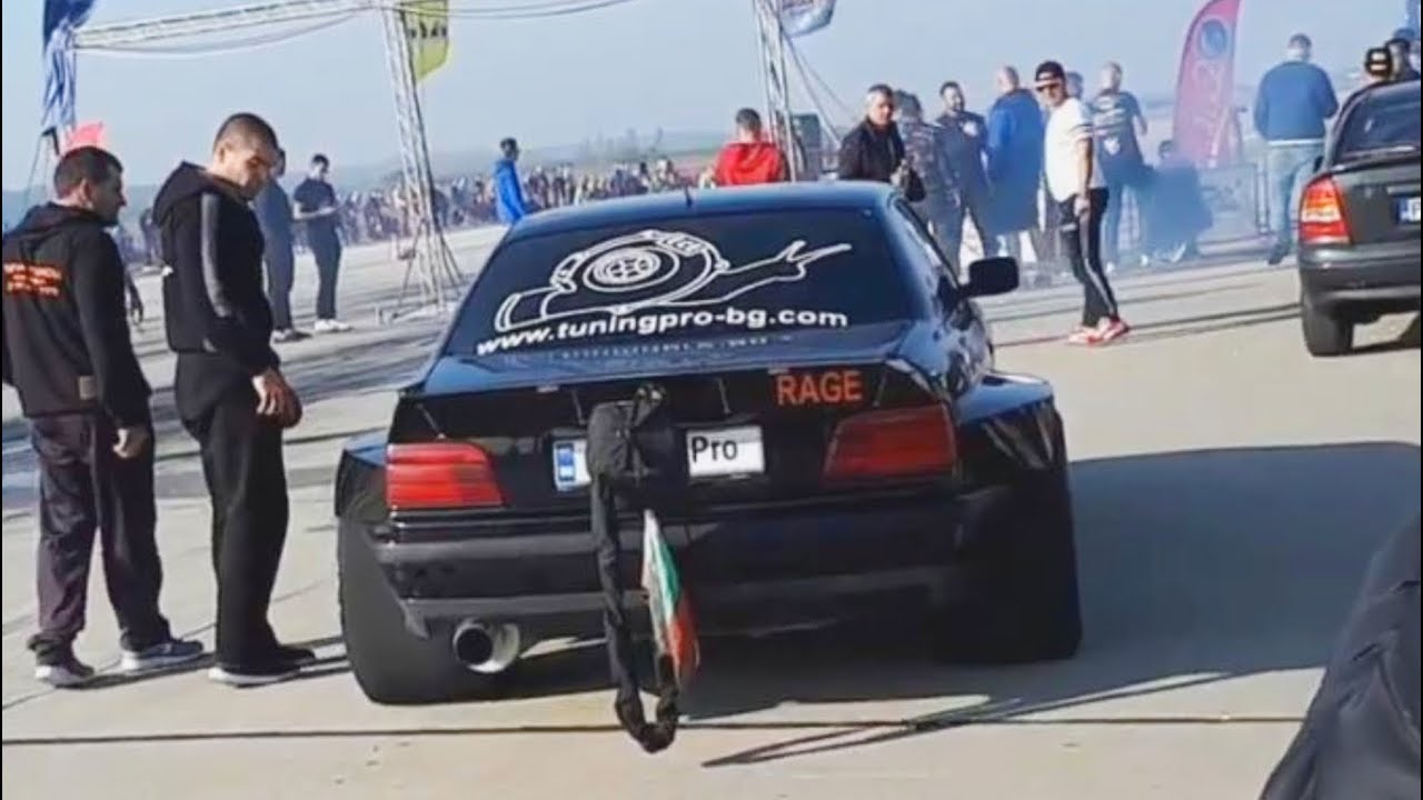 4 Bmw E36 Coupe Turbo Drag Race Arad 2019 - YouTube