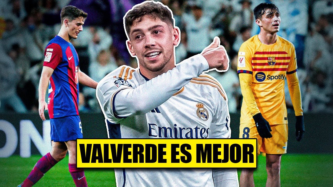 ¡NO HAY COMPARACIÓN! VALVERDE ES MUCHO MEJOR QUE PEDRI Y GAVI🔥🤯 - YouTube