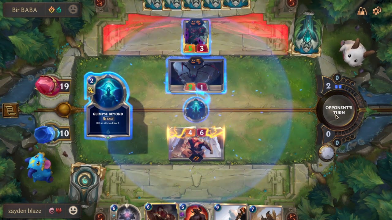 Legends of Runterra gameplay, very first video. - YouTube