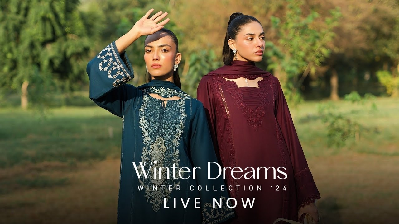 Yards Winter Unstitched Collection'24 | Winter Dreams Winter Collection ...