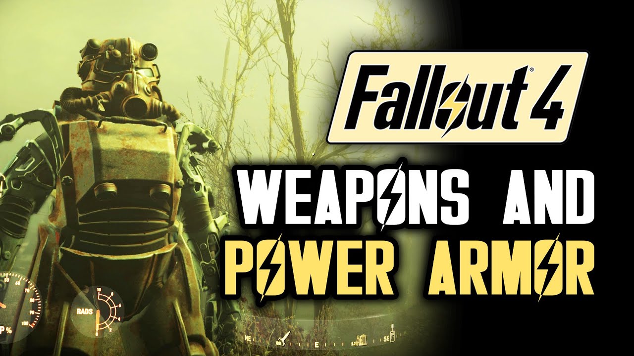 Fallout 4 Power Armor and Weapon Crafting Gameplay In-Depth! - YouTube