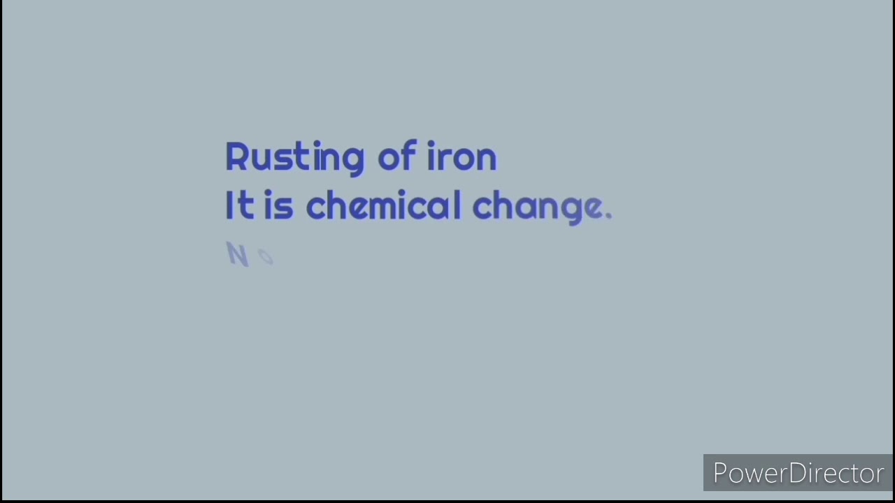 Rusting of iron - YouTube