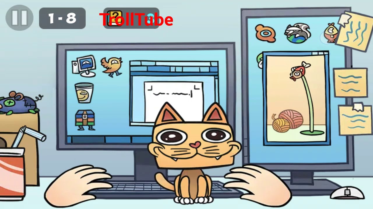 Rage Face Love Story Level 1-8 Walkthrough - YouTube