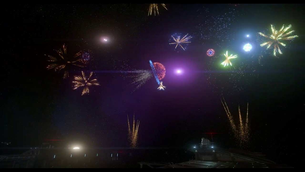 Star Citizen - Fireworks at Baijini Point - YouTube