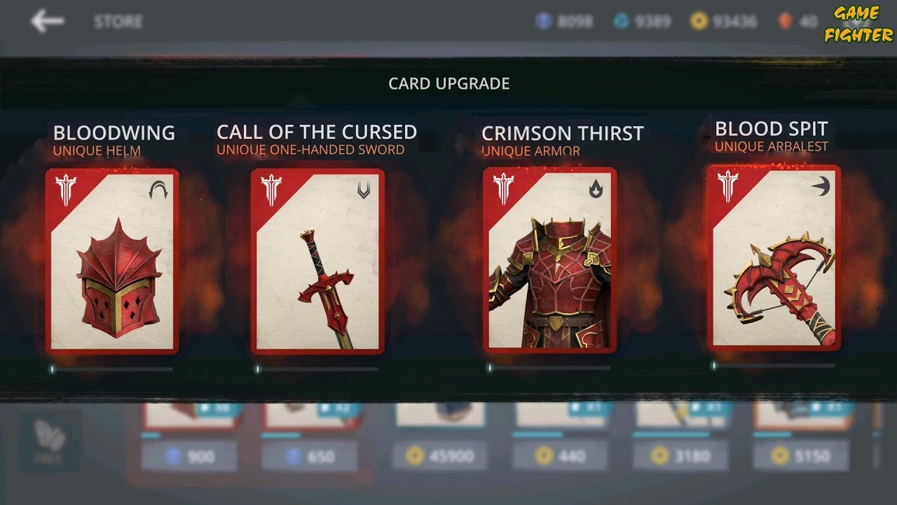 Shadow Fight 3 Upgrade Vampire Lord Set √ - YouTube