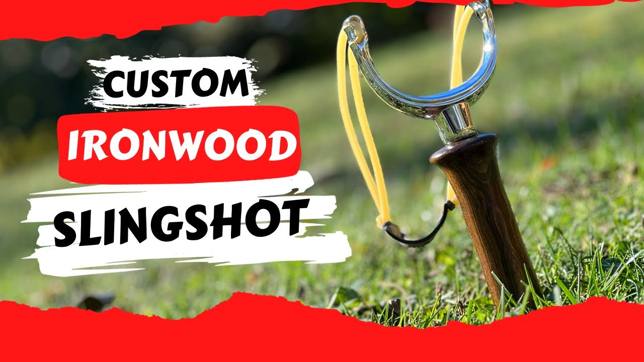 Custom Ironwood Slingshot Handle - YouTube
