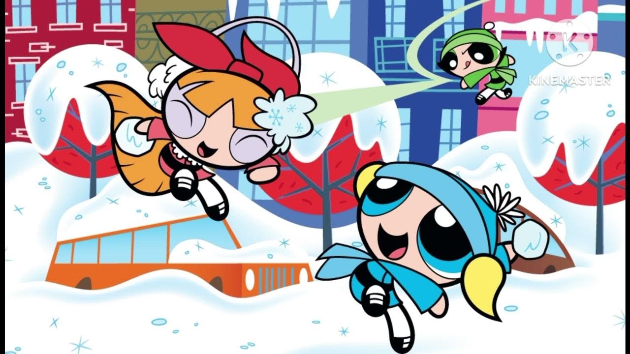 Powerpuff Girls 25 Days of Christmas (Day 5): Snowball Fight! - YouTube