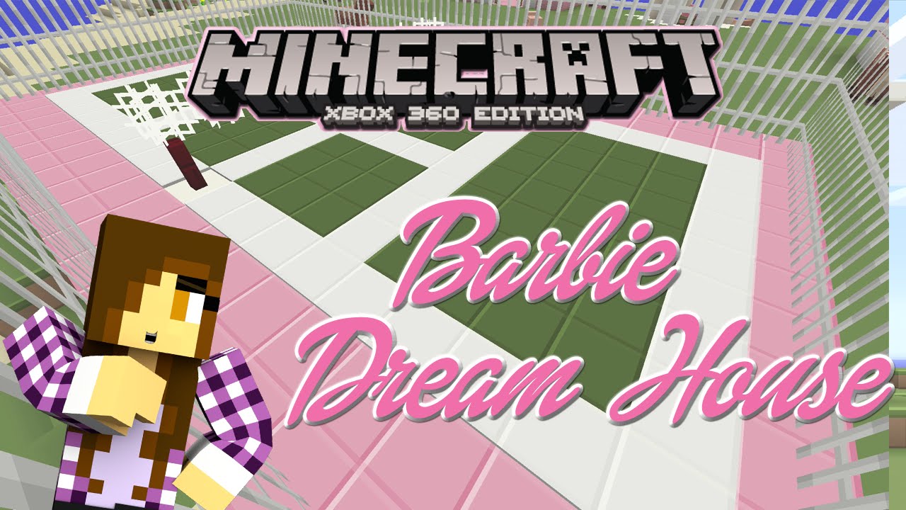 Minecraft Xbox | Barbie Dream House - BARBIE'S TENNIS COURT [19] - YouTube