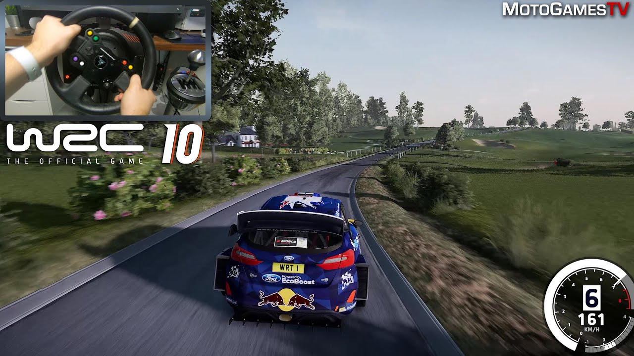 WRC 10 - Ford Fiesta WRC 2017 at Rally Belgium | Thrustmaster TS-XW ...