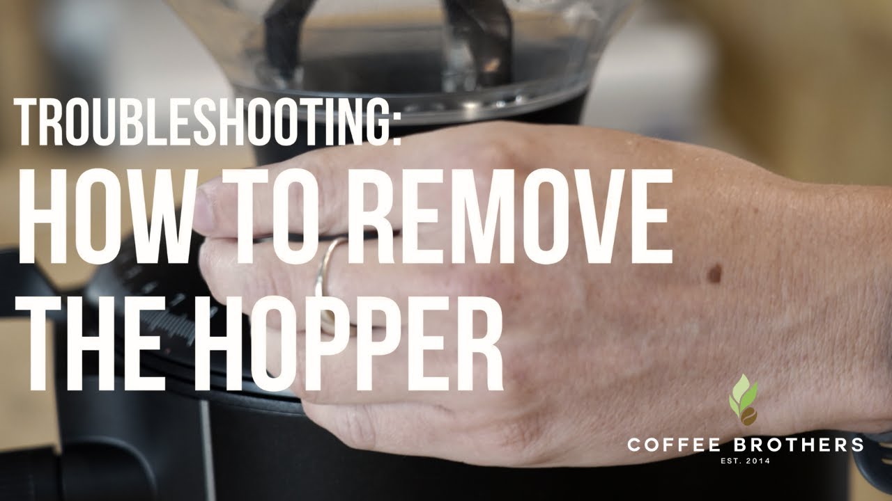 How To Remove The Hopper Of An Anfim P1 Coffee Grinder - YouTube