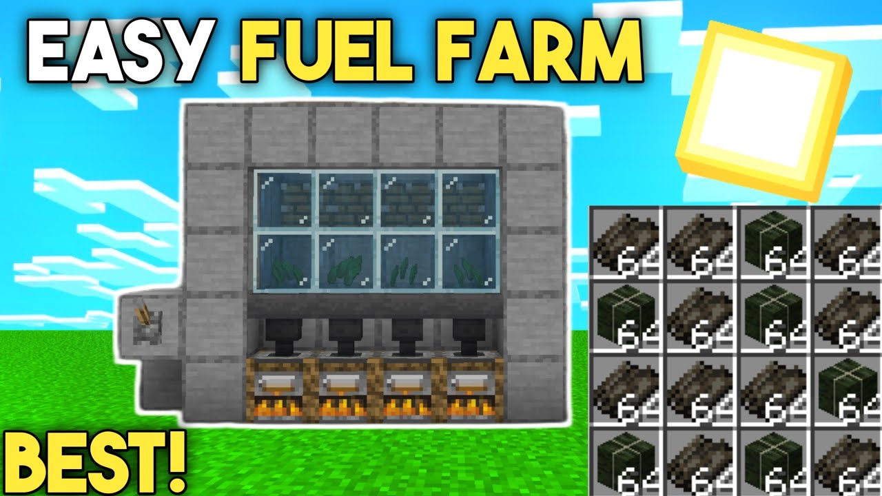 You NEED This INFINITE FUEL Farm | Minecraft 1.20 Bedrock Tutorial ...