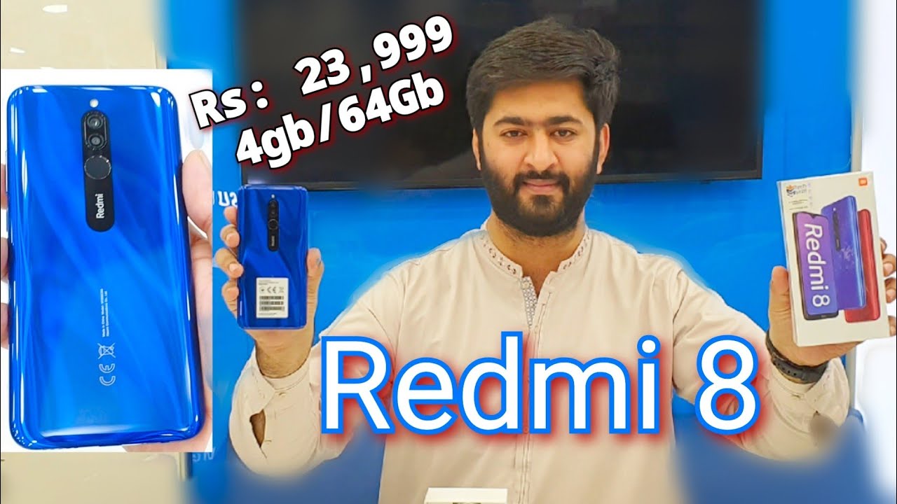 Xiaomi Redmi 8 Unboxing Sapphire Blue Pakistan - YouTube