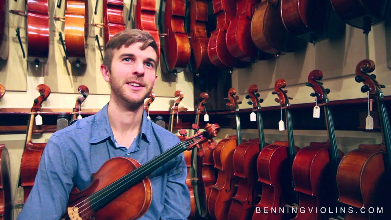 Violinist Alex Granger Discusses Benning Violins - YouTube