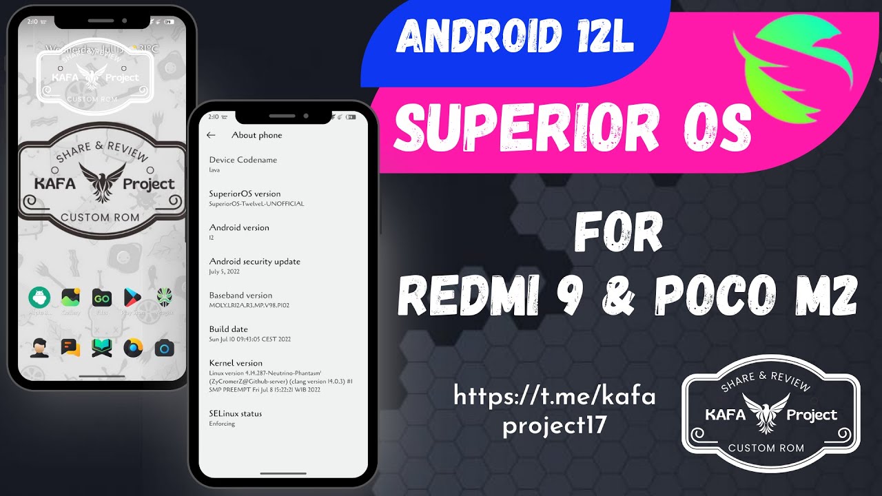 Review Update Custom ROM Superior OS Android 12L Security Patch July ...