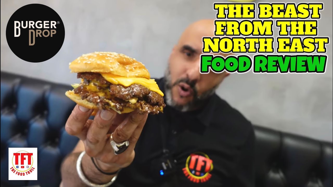 TFT- STREET FOOD REVIEWS - BURGER DROP - HEATON - YouTube
